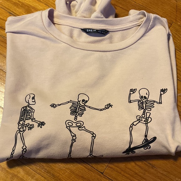 SHEIN | Tops | Shein Skeleton Hoodie | Poshmark